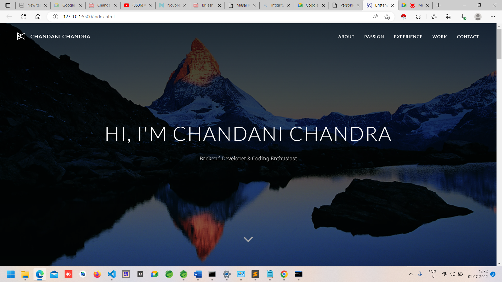 Chandani Chandra | Backend Developer & Coding Enthusiast